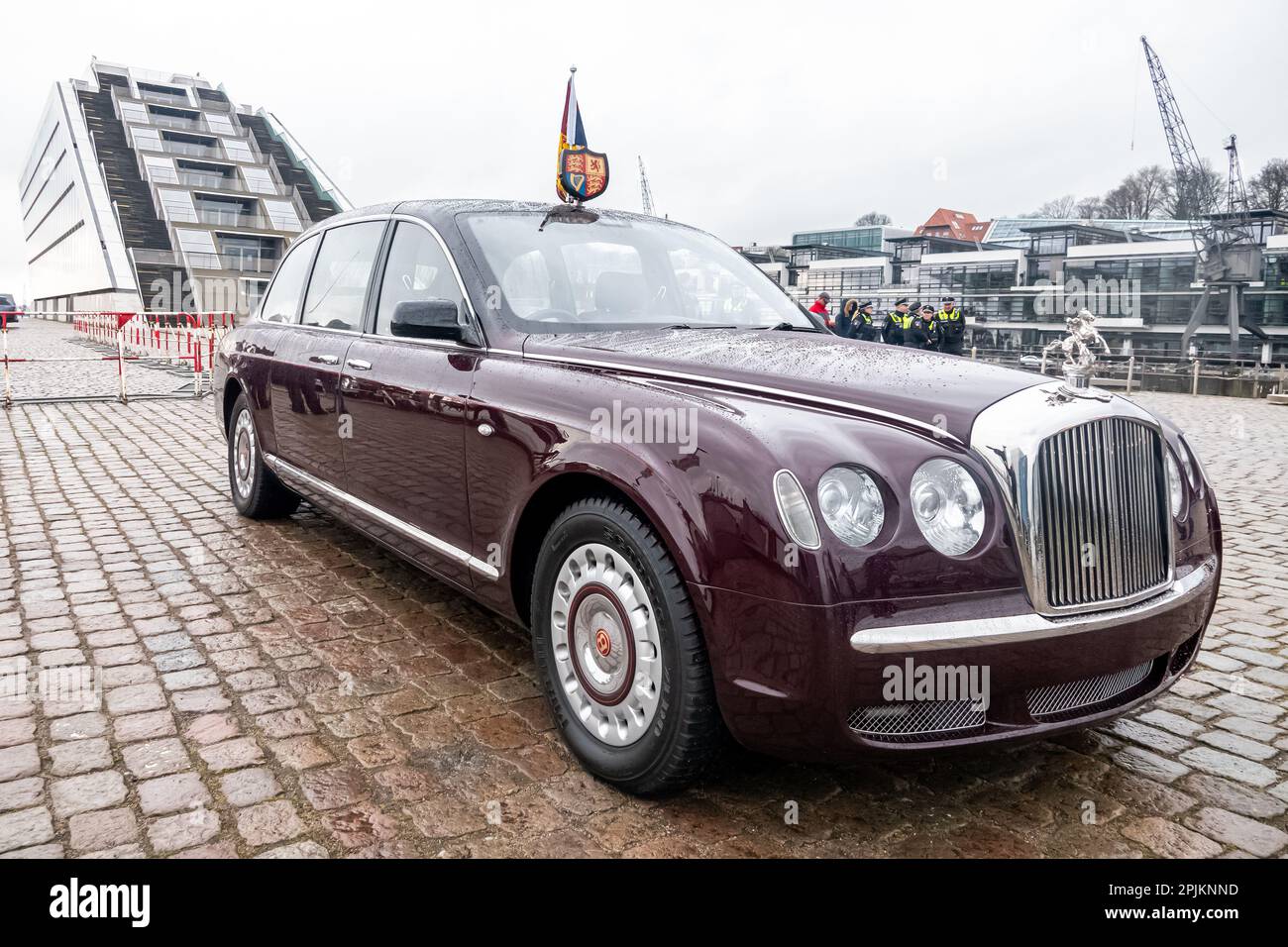 Hamburg, Germany. 31st Mar, 2023. The Bentley State Limousine, the ...