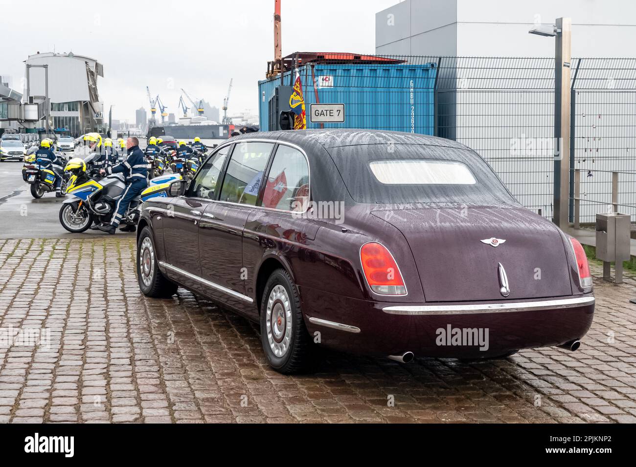 Hamburg, Germany. 31st Mar, 2023. The Bentley State Limousine, the ...