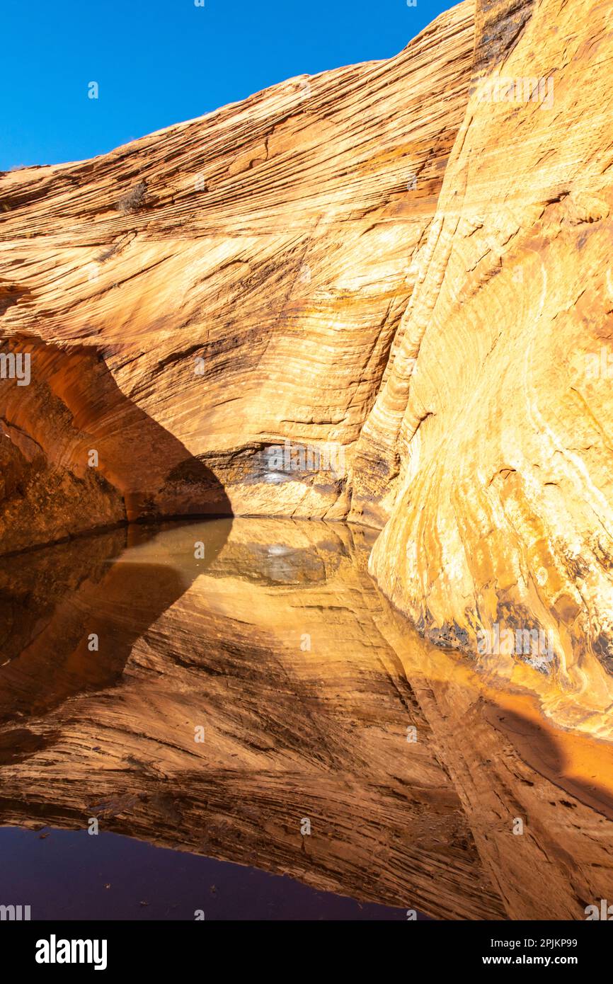 USA, Utah, Grand Staircase Escalante National Monument. Harris Wash ...