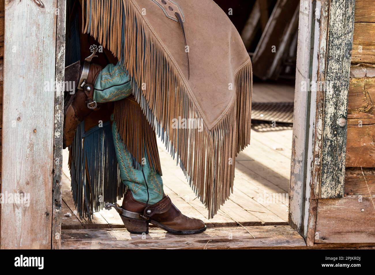 Leather chaps hi-res stock photography and images - Alamy