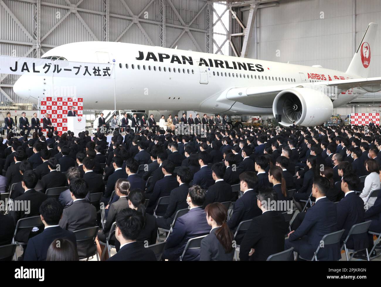 Tokyo, Japan. 3rd Apr, 2023. Japan Airlines (JAL) president Yuji ...