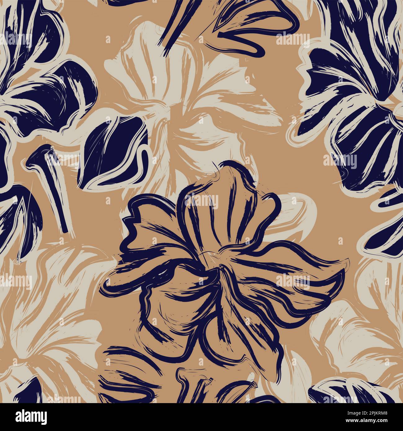 Hand drawn flower illustration Stock Vector Images - Alamy