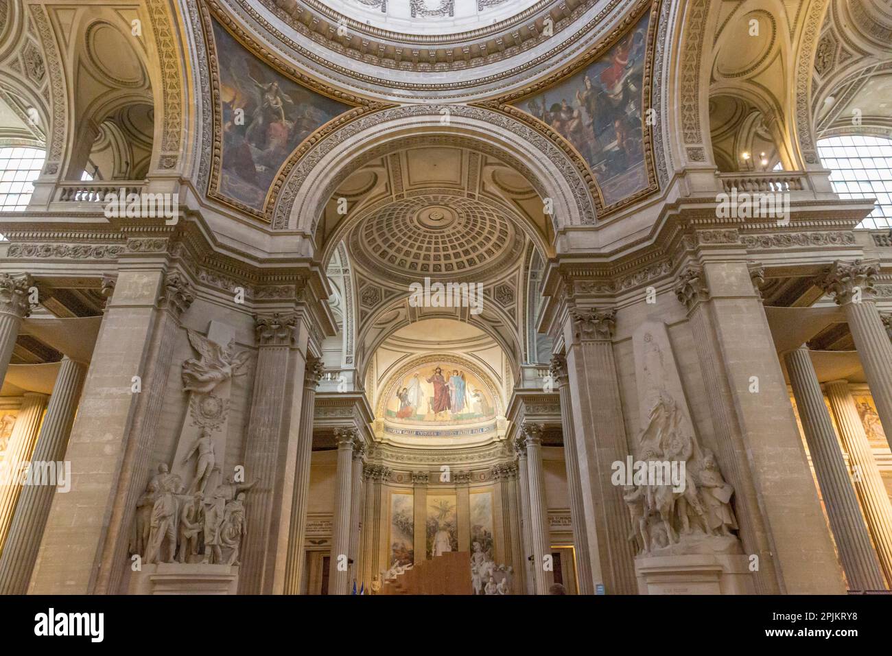 Paris. Interior of the Pantheon Stock Photo - Alamy