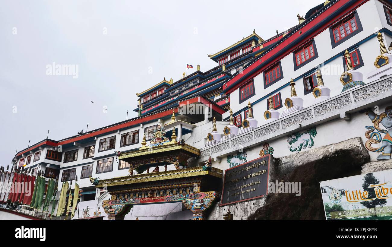 View of Druk Sang-Ngag Choling Monastery, Darjeeling, West Bengal ...