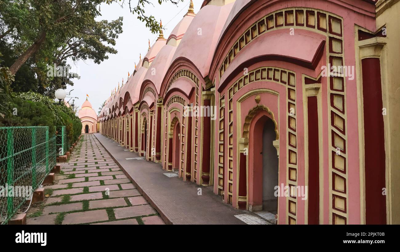 View of 108 Shiva Temples, Burdwan, West Bengal, India Stock Photo - Alamy