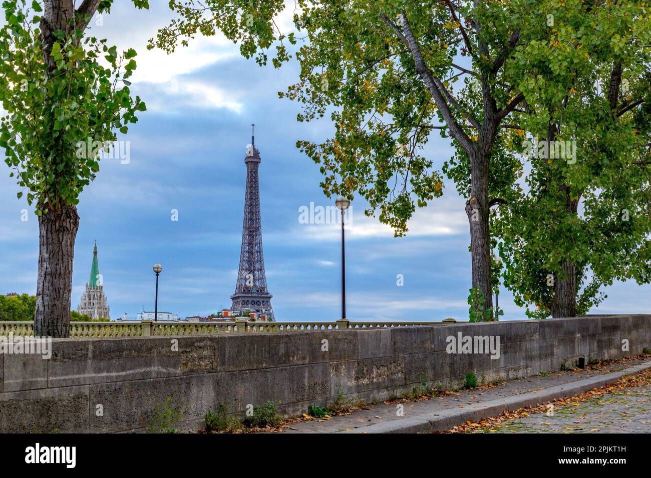 Paris. Eiffel Tower in territorial and street view Stock Photo - Alamy