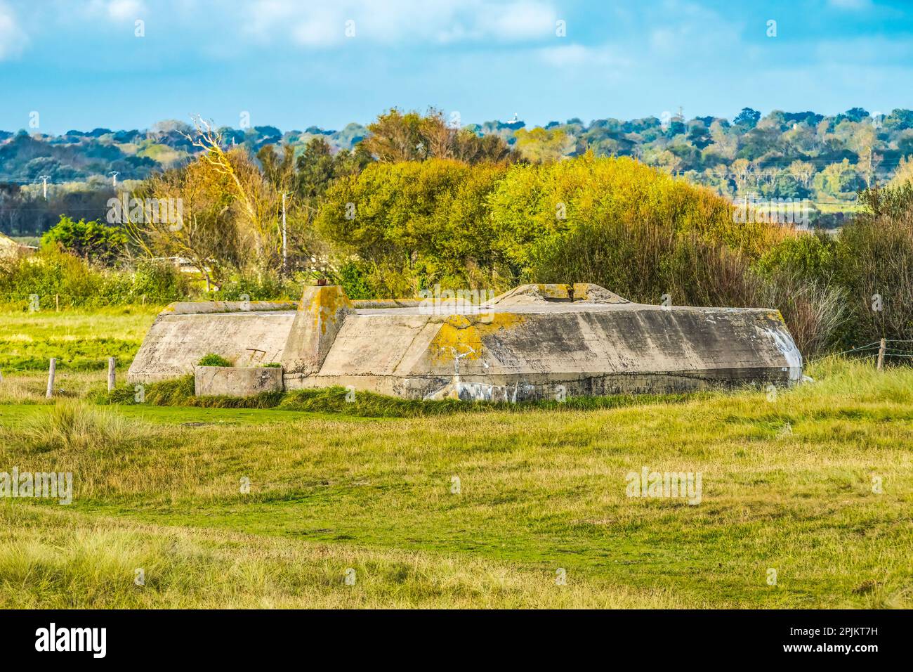 German Artillery Battery Fortification, Utah Beach, Normandy, France ...