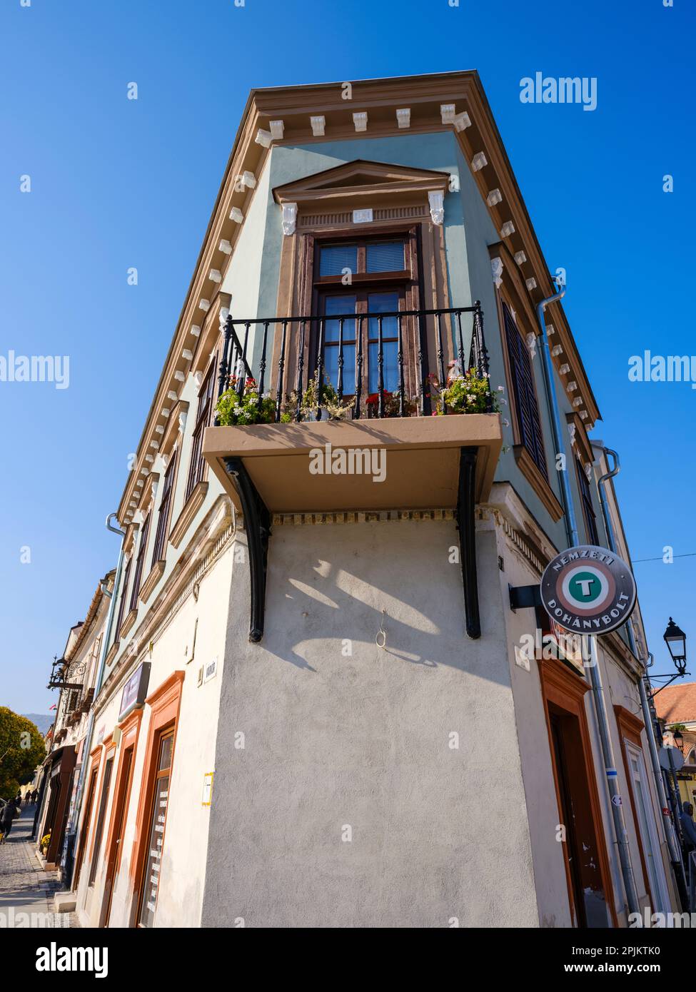 The medieval town Koszeg in Western Transdanubia close to the Austrian ...