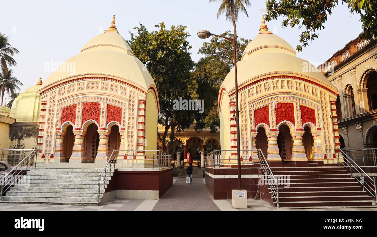 Small Temples inside the Complex of Sarbamangala Temple, Burdwan, West ...
