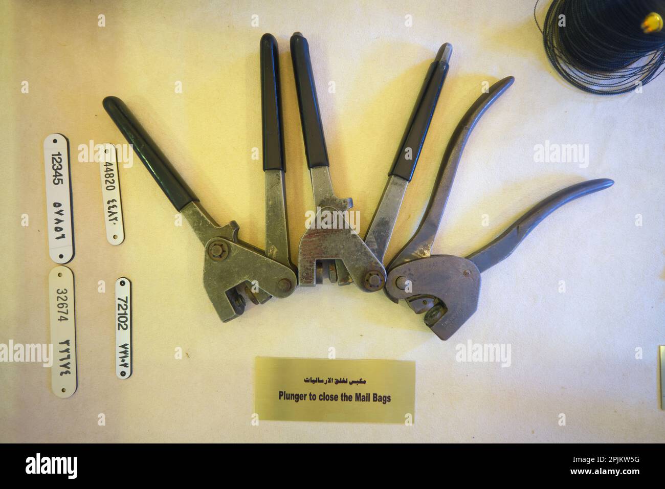 One of the rooms is dedicated to the history of the posta, mail service ...