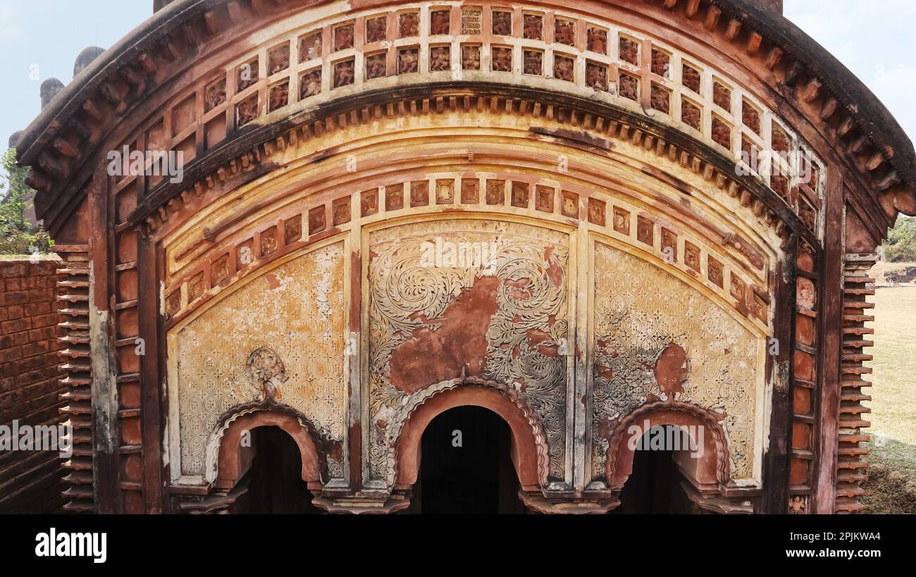 Carving Exterior of Temple in the Complex of Nabaratna Temple, Pathra ...