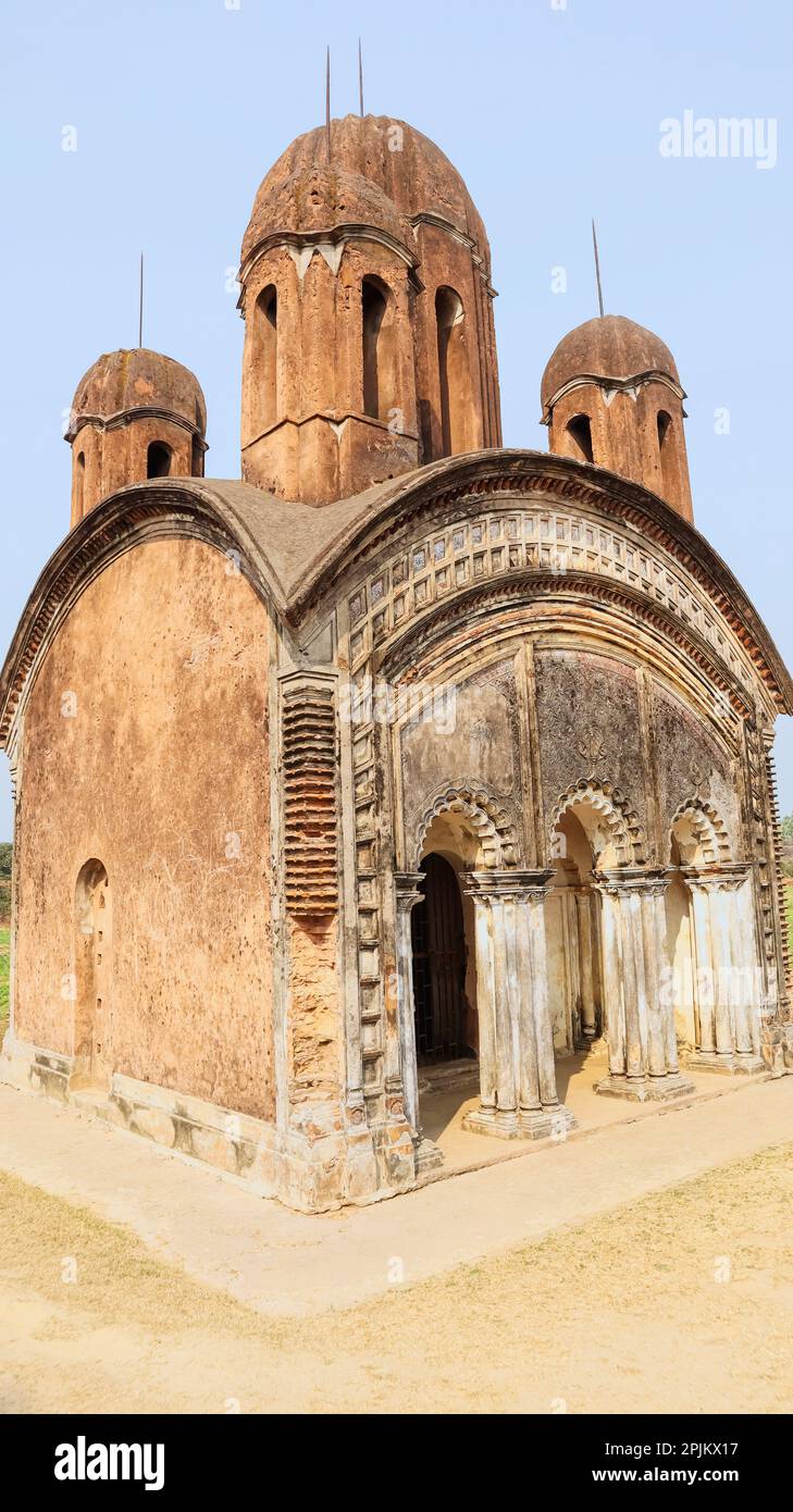 View of Dharmaraj Temple , in the Bank of Kansabati River, Pathra, West ...