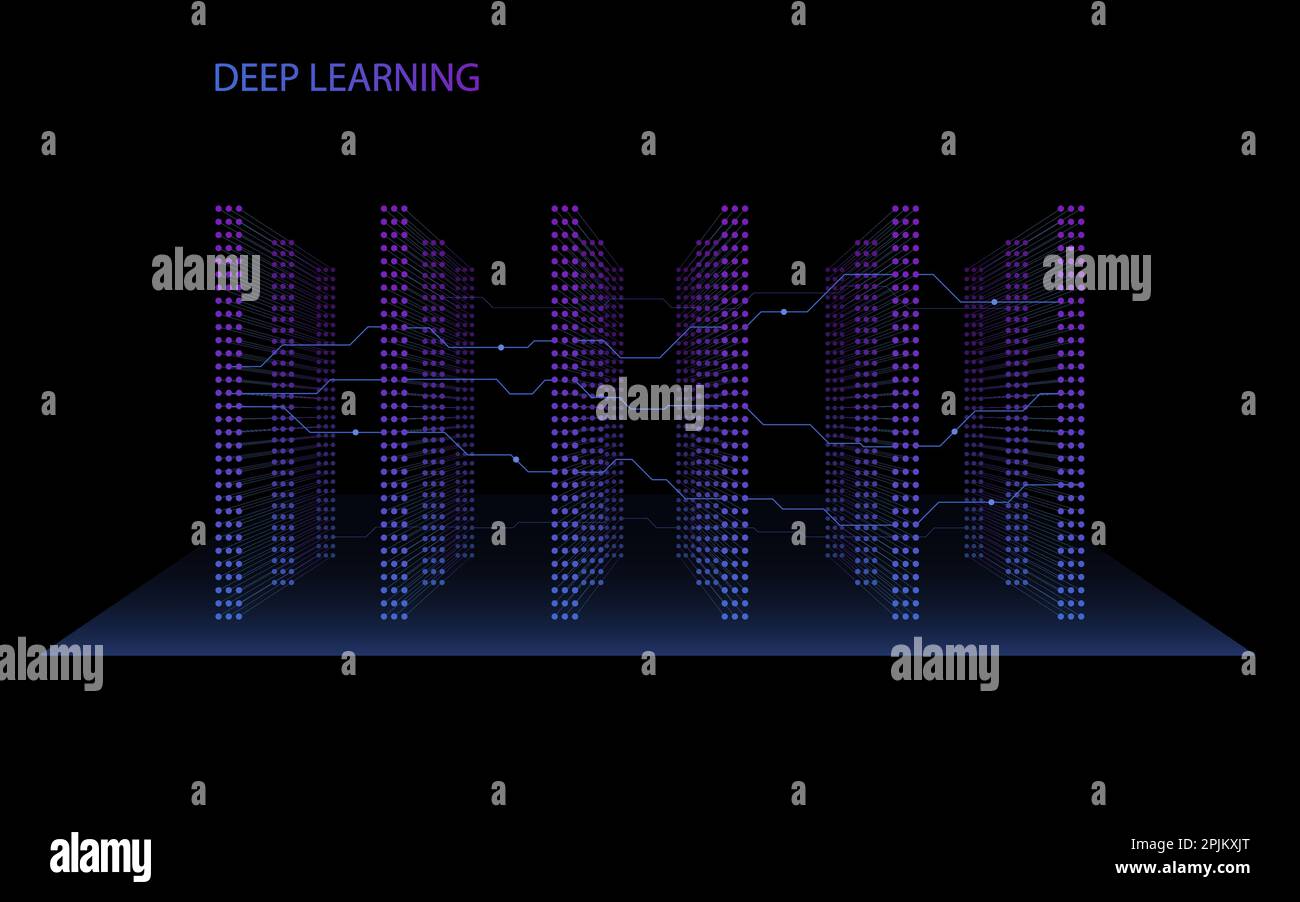 3d Neural Network With Six Layers Illustration Of Structured Big Data 2157