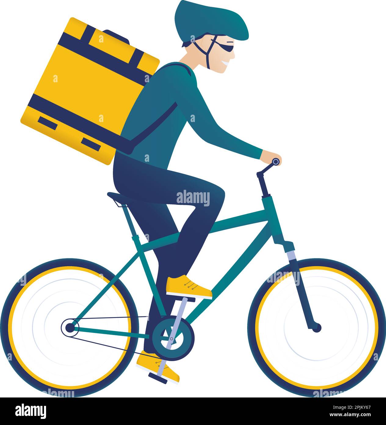 Man carrying goods on back Stock Vector Images - Alamy