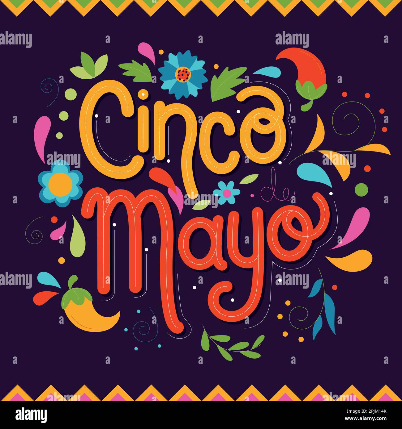 Cinco De Mayo poster design. Marketing, advertising or invitation ...
