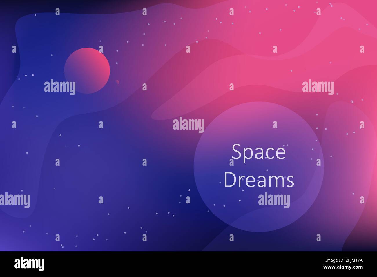 Space planet background with fantastic galaxy and planets. Text - space ...