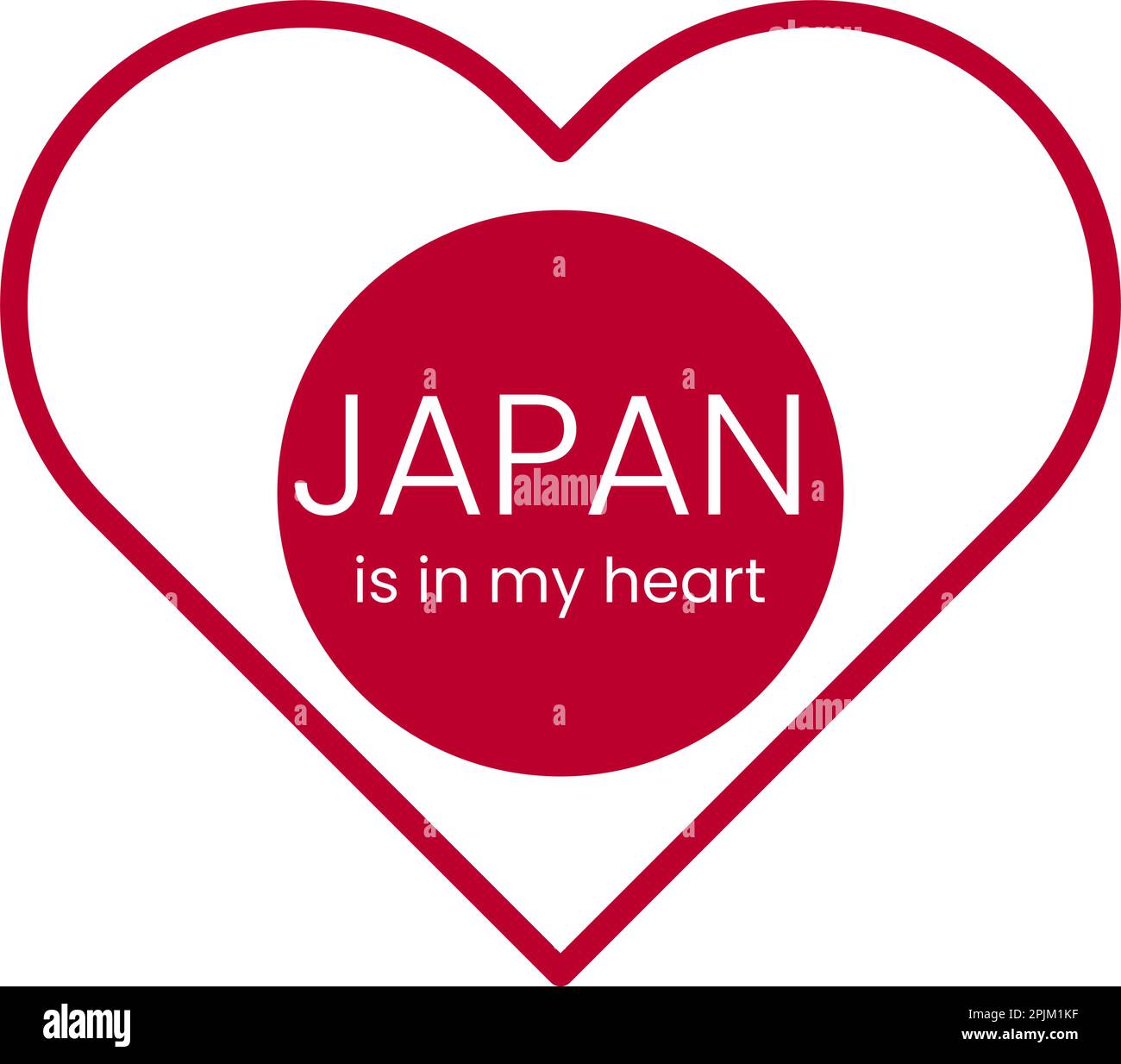 Heart shape with japanese symbol inside - sun rise flag, and love ...
