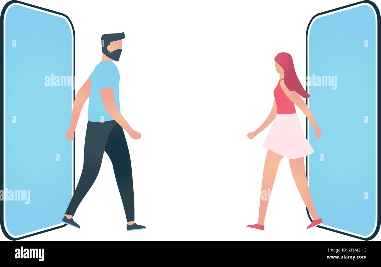 Decided woman Stock Vector Images - Alamy