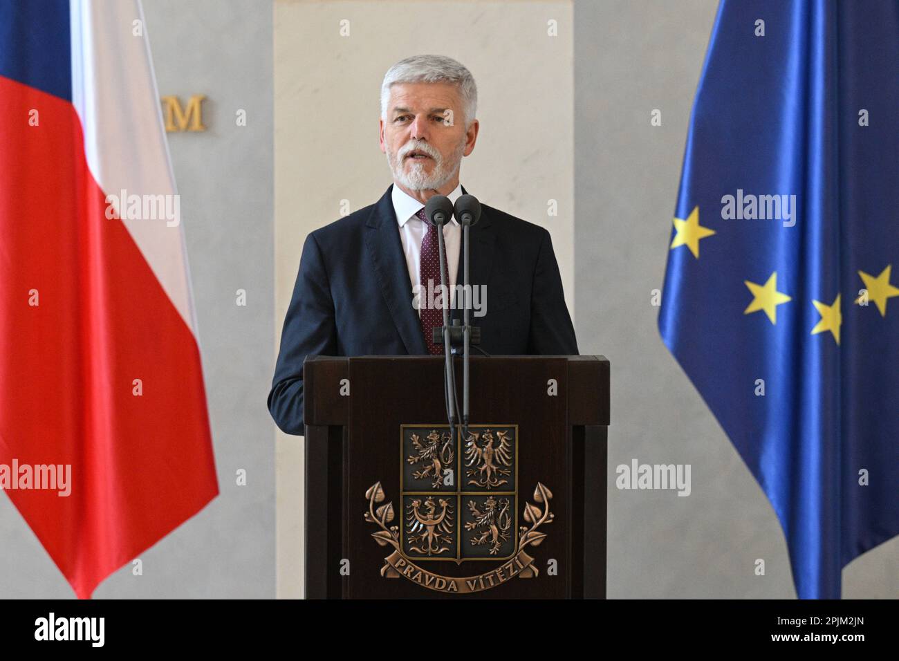 Prague, Czech Republic. 03rd Apr, 2023. Constitutional judge Jan Kysela ...