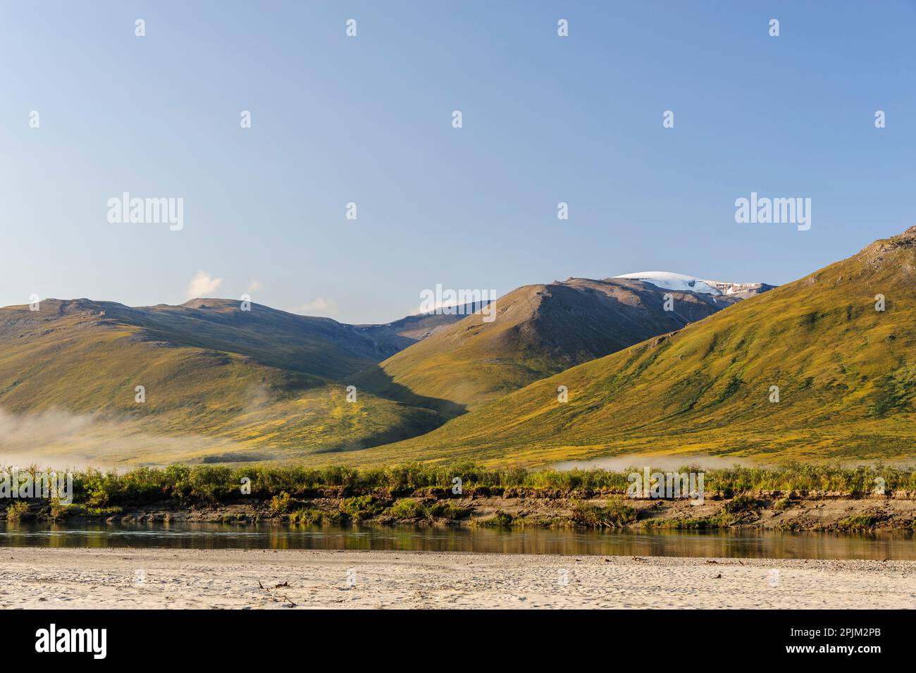 USA, Alaska, Gates of the Arctic National Park, Noatak River. Landscape ...