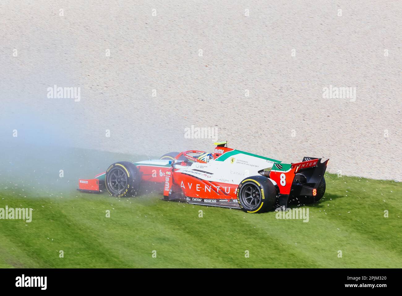 MELBOURNE, AUSTRALIA - MARCH 31: Oliver Bearman of Prema Racing in F2 ...