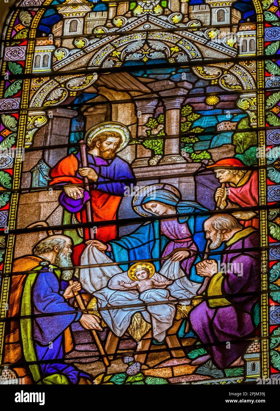Mary and joseph travel to bethlehem hi-res stock photography and images ...