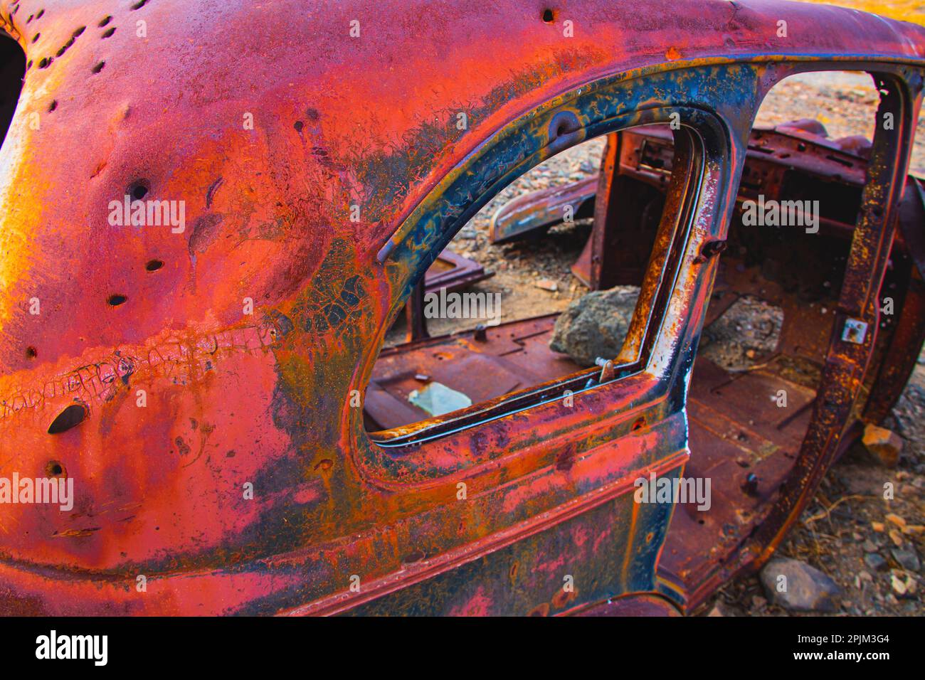 Brooklyn Mine Road, Old Dale Mining District, Mojave Desert, California ...
