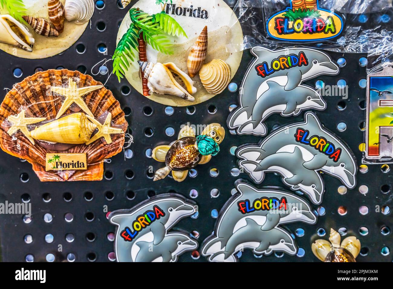 Colorful magnets, St. Augustine, Florida Stock Photo - Alamy