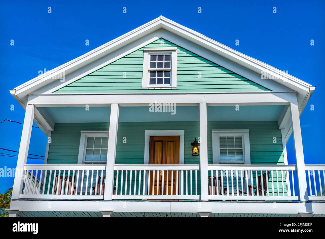Colorful neighborhood, Key West, Florida. (Editorial Use Only Stock ...
