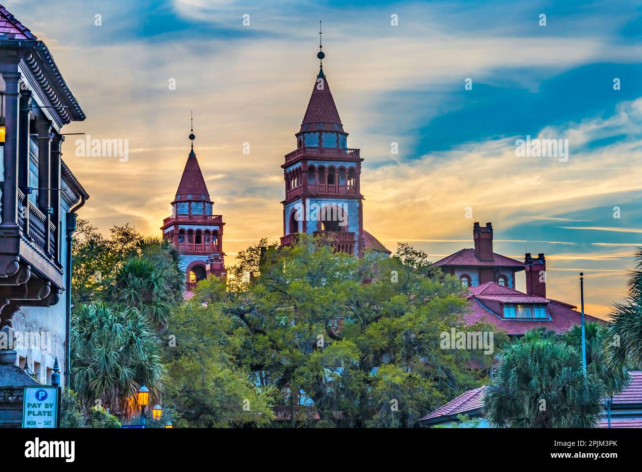 Flagler College Towers, St. Augustine, Florida. Small College Founded ...