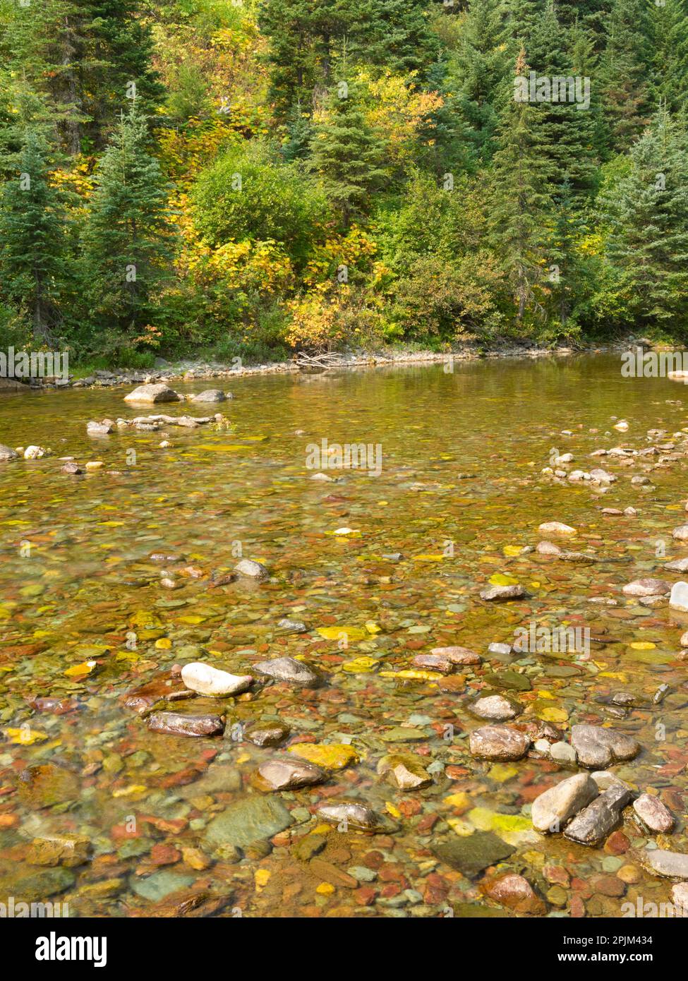 Montana, Glacier National Park. Two Medicine River Stock Photo - Alamy