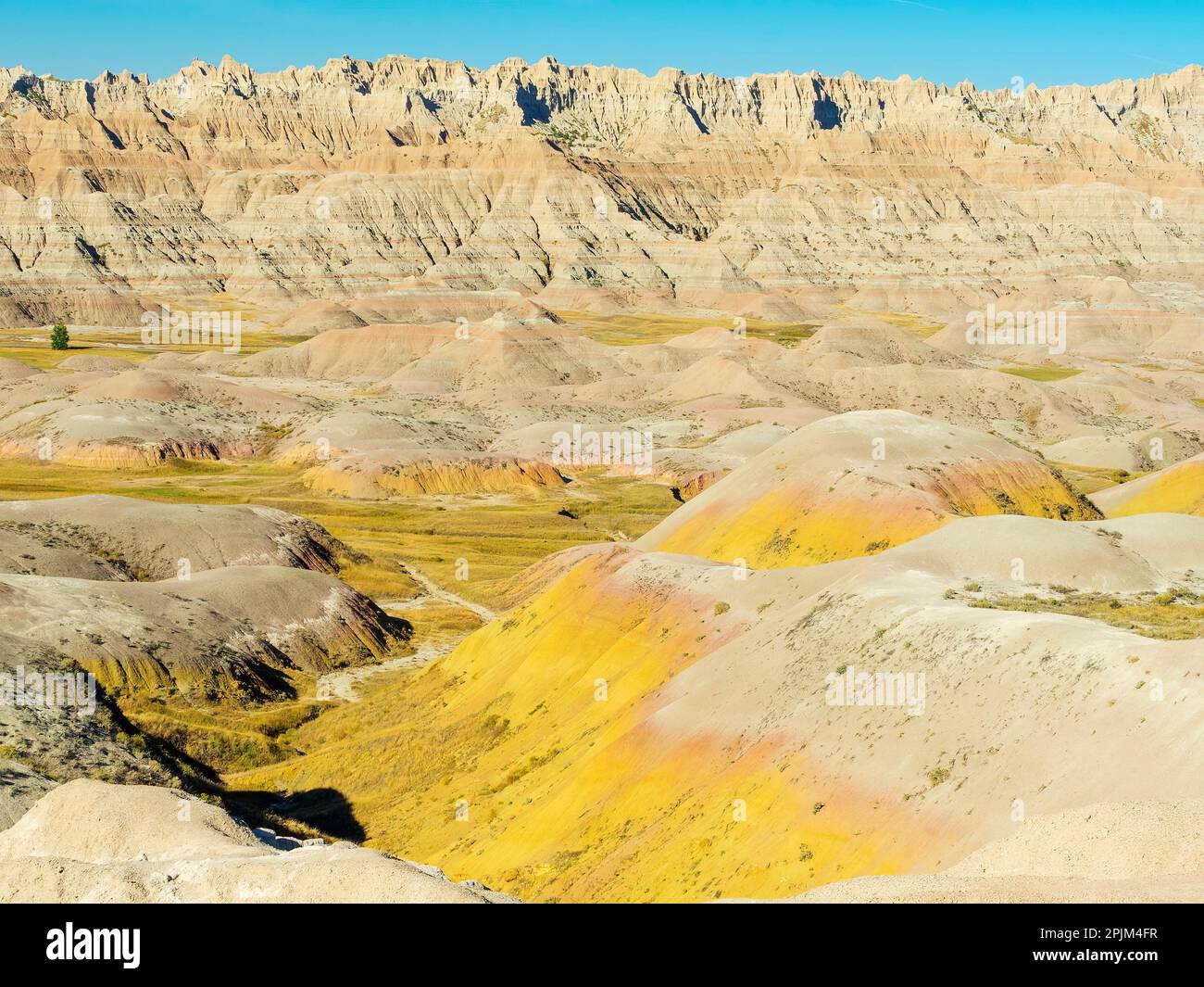 Yellow mound badlands hi-res stock photography and images - Alamy