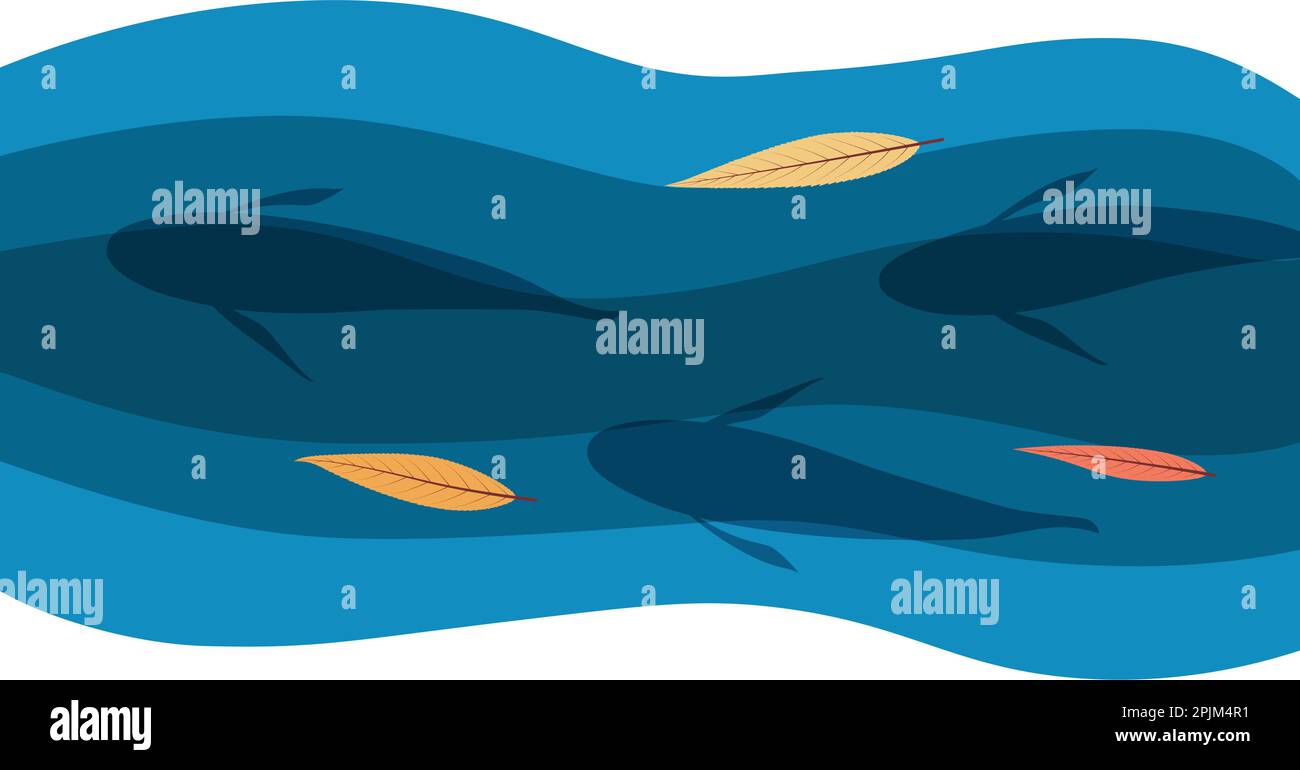 Underwater migration Stock Vector Images - Alamy