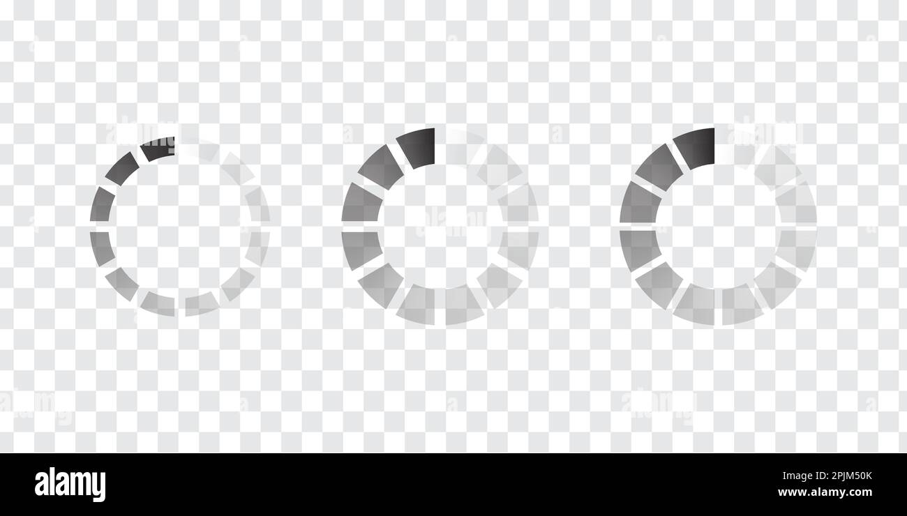 Circular preloader progress indicator icon hi-res stock photography and ...