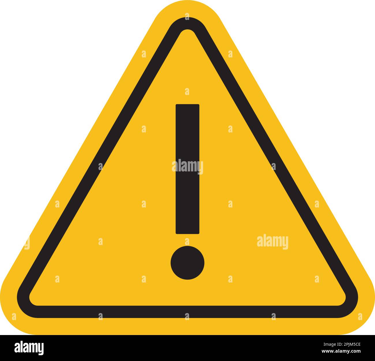 Danger, hazard yellow symbol. Danger alert or attention. Attention ...
