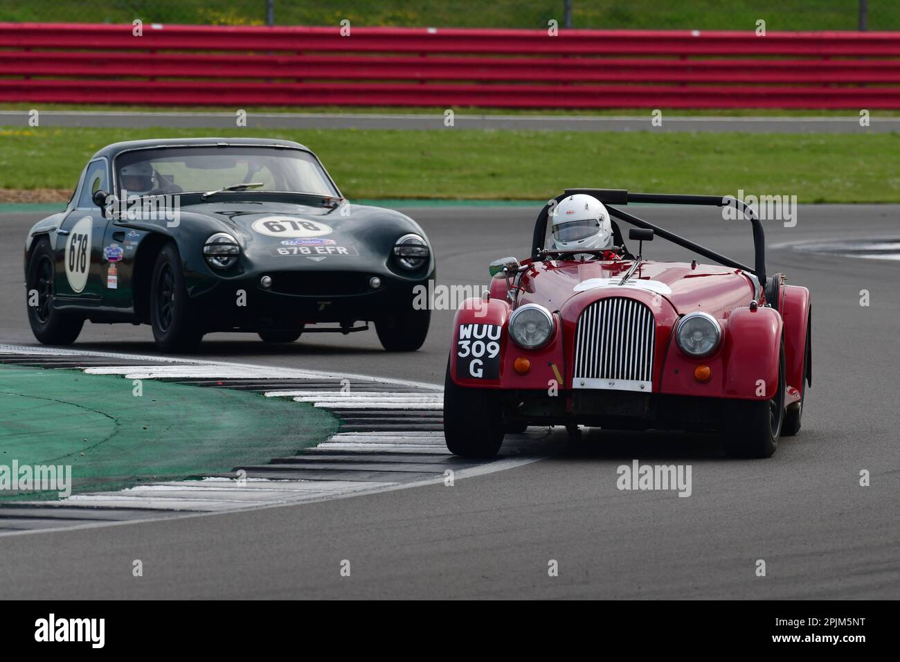 Peter Garland, Morgan Plus 8, Martin Stowe, TVR Grantura Mk3, HSCC ...