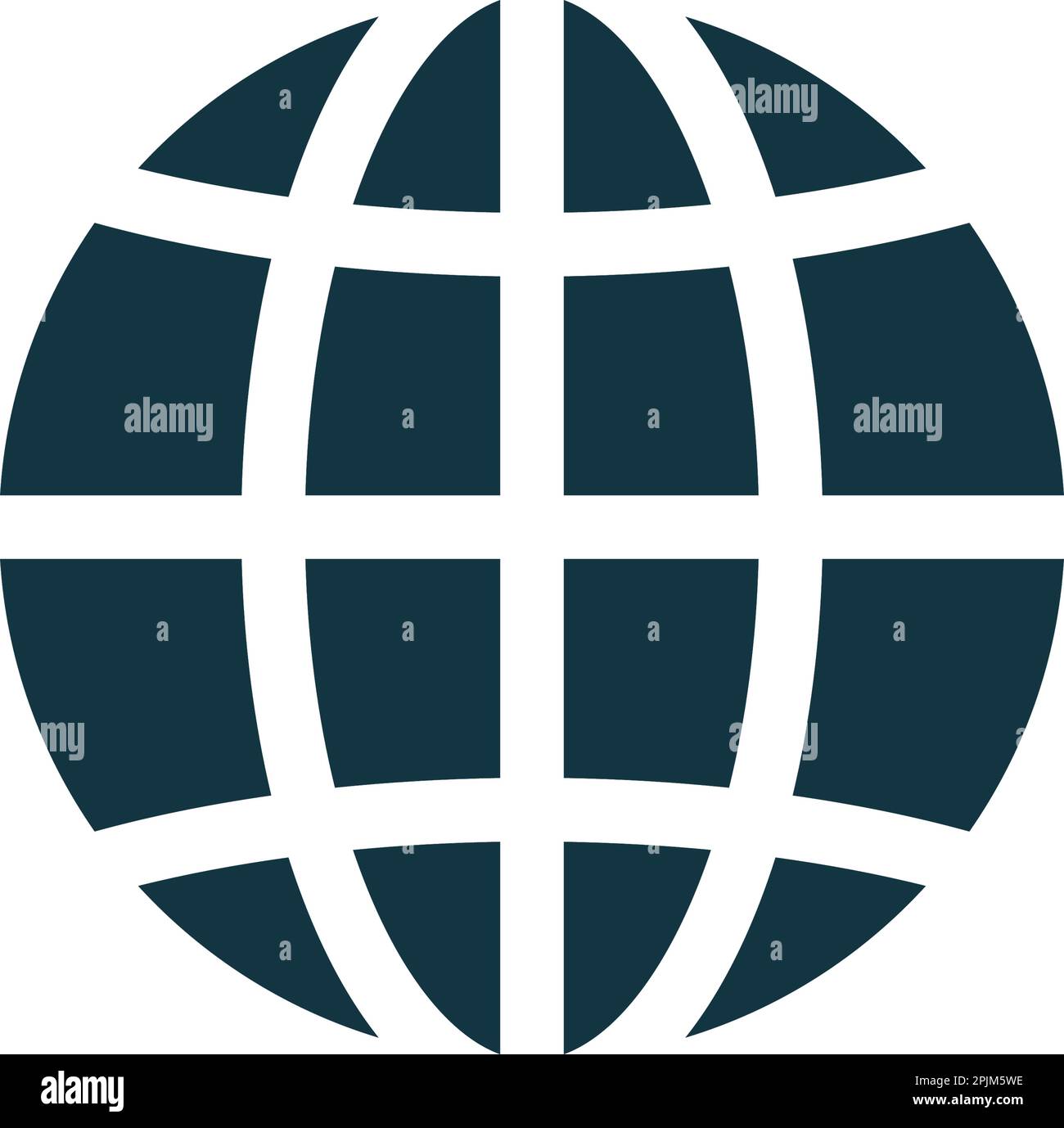Globe, planet icon set. Internet, global sphere glyph icon. Earth icon ...
