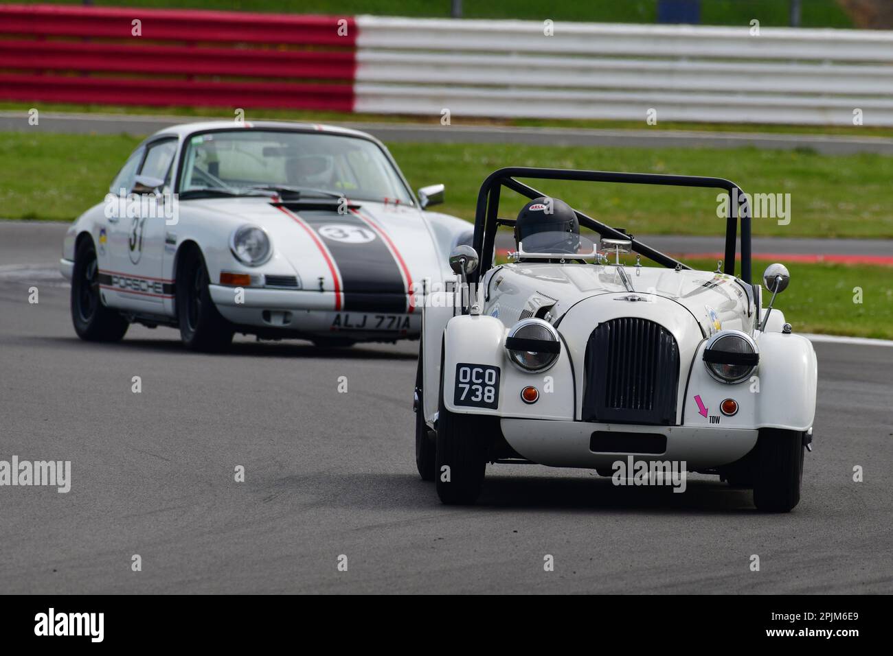 Alan House, Morgan Plus 4, Andrew Walton, Porsche 911, HSCC Historic ...