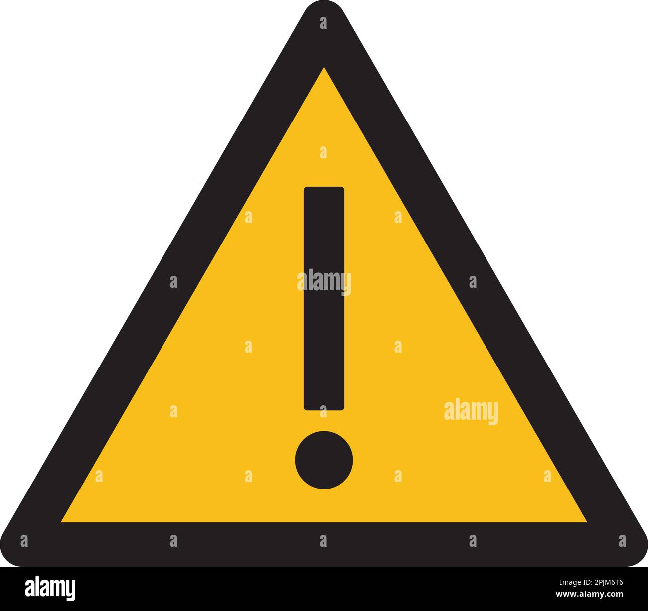 Danger, hazard yellow symbol. Danger alert or attention. Attention ...