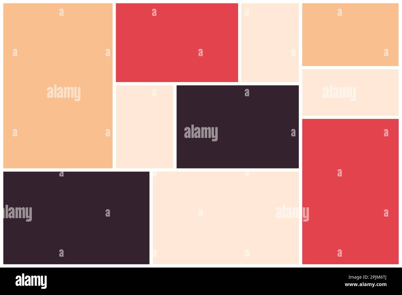 Photo collage background. Photo collage template, pattern with colored ...