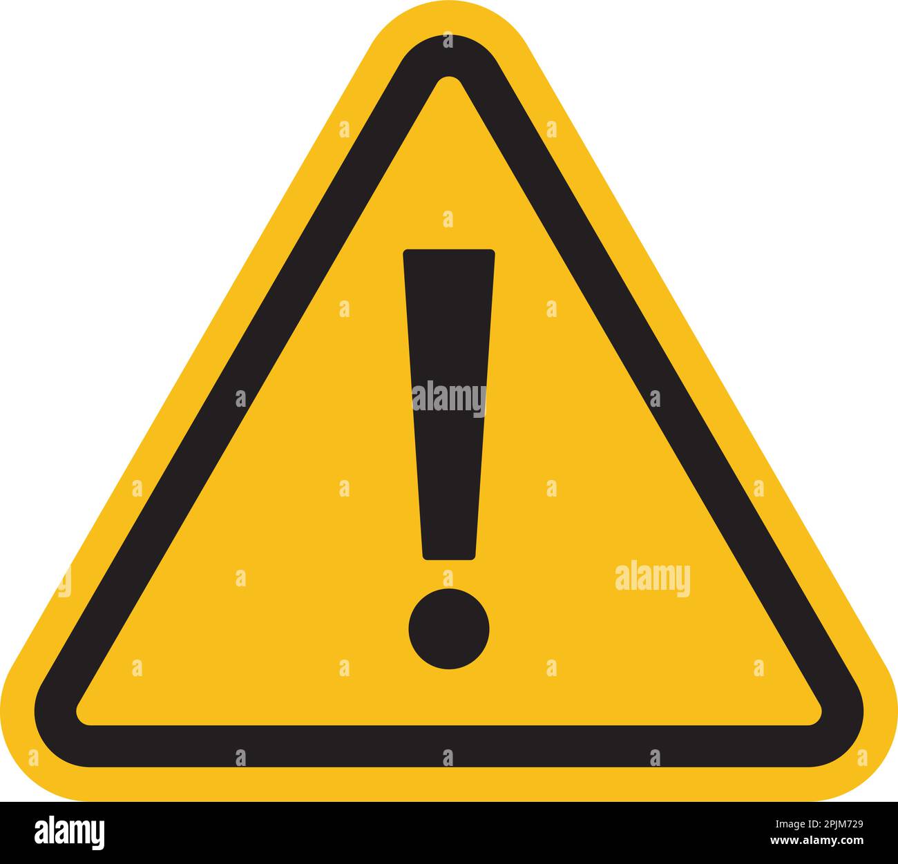 Danger, hazard yellow symbol. Danger alert or attention. Attention ...
