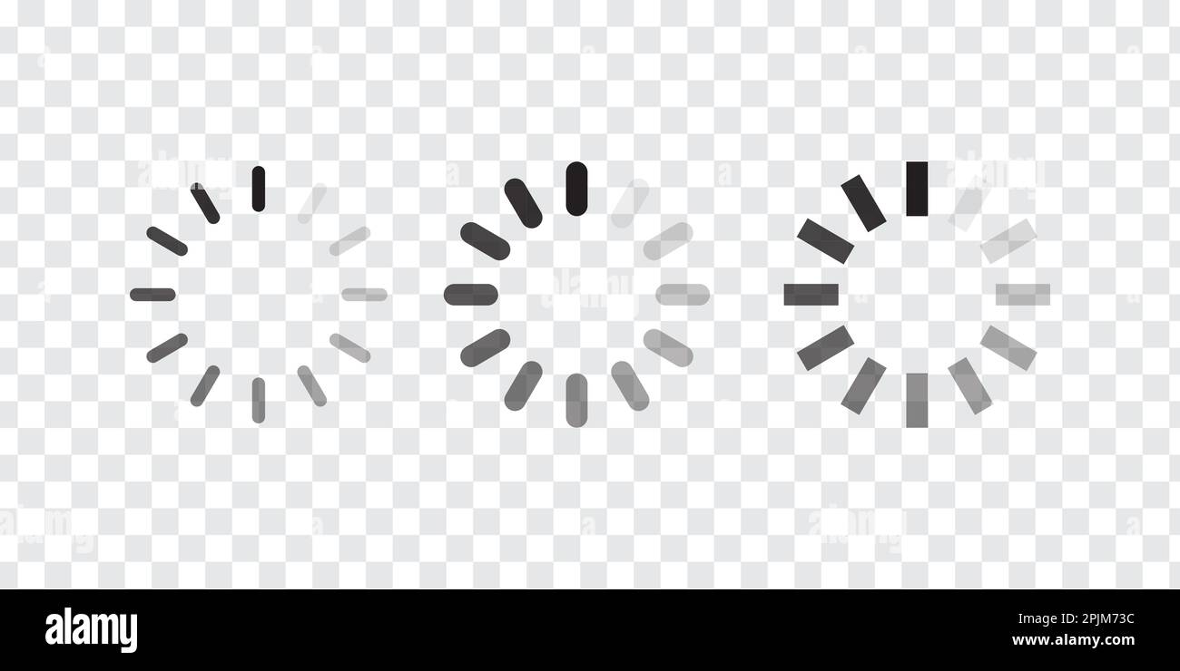 Circular preloader progress indicator icon hi-res stock photography and images - Alamy