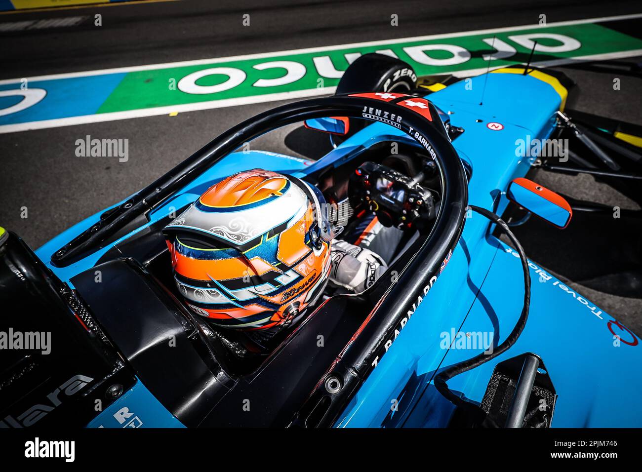 MELBOURNE, AUSTRALIA - MARCH 31: F3 racer Taylor Barnard of Jenzer ...