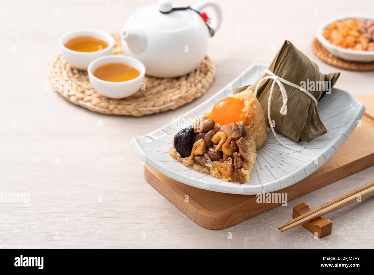 Zongzi, rice dumpling for Chinese traditional Dragon Boat Festival ...
