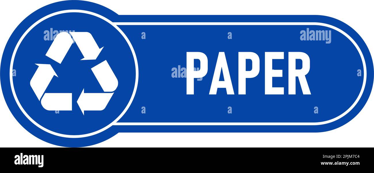 Recycling sings with waste products materials labels or stickers ... Recycling sings with waste products materials labels or stickers ...