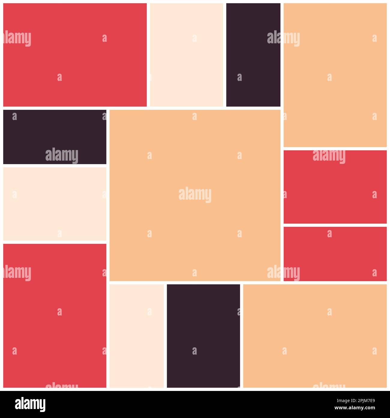 Photo collage background. Photo collage template, pattern with colored ...