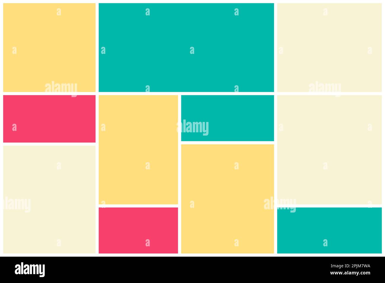 Photo collage background. Photo collage template, pattern with colored ...