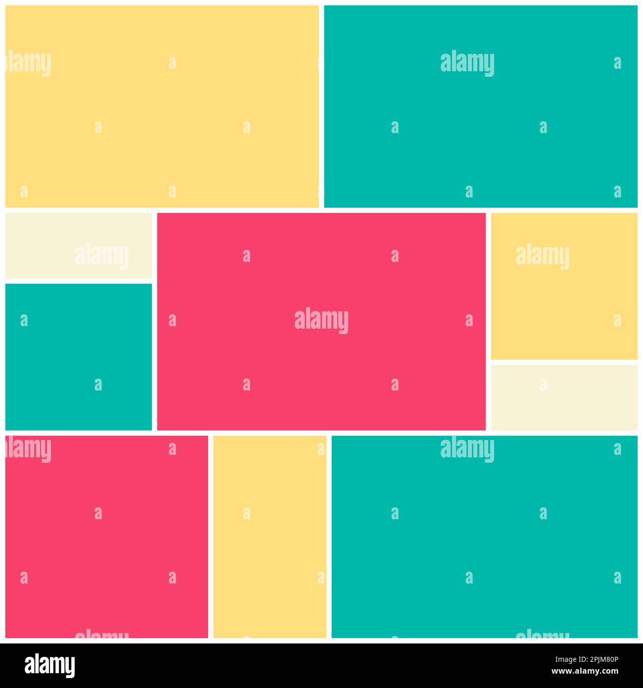 Photo collage background. Photo collage template, pattern with colored ...