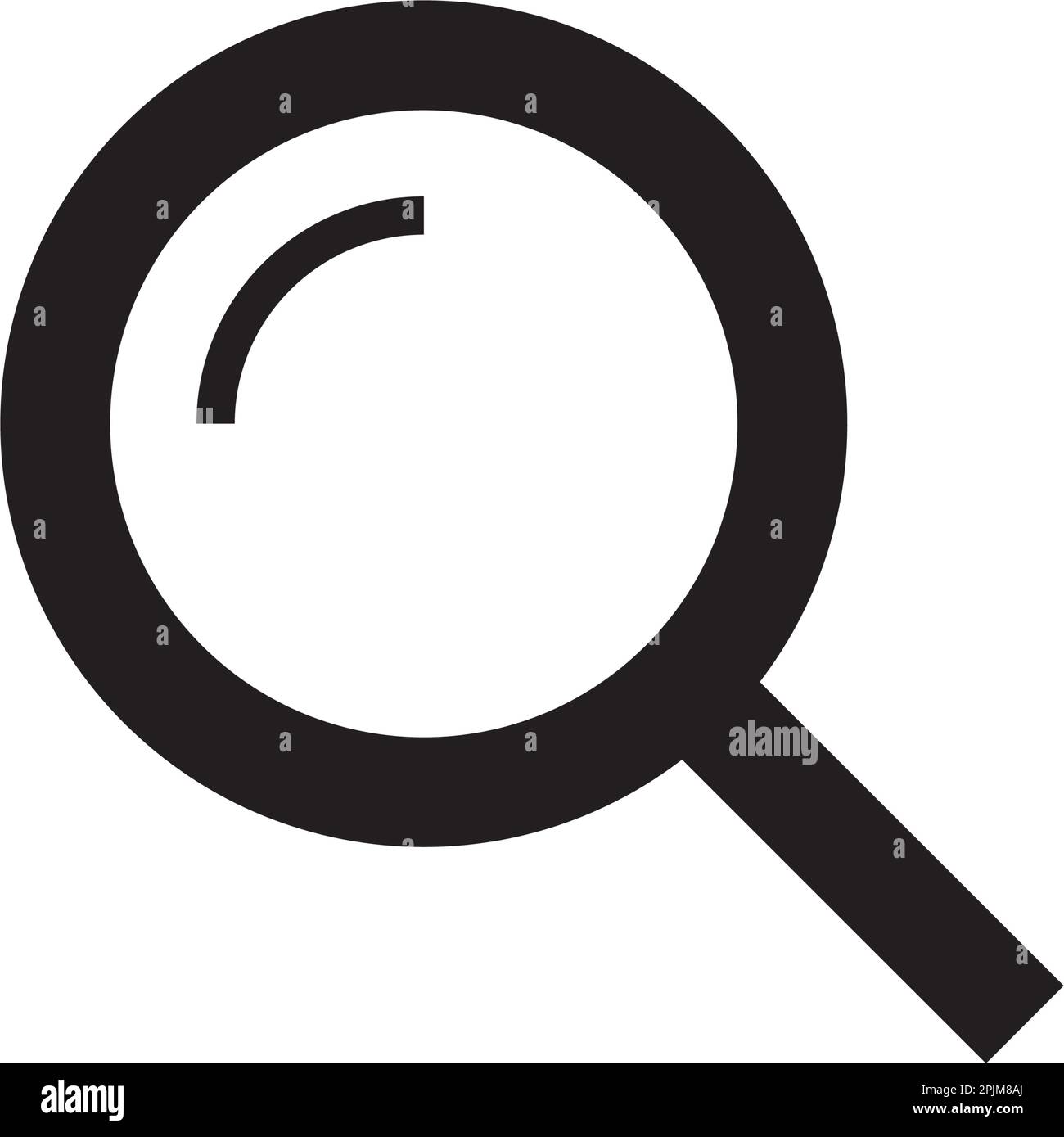 Magnifying glass icon. Search, find, seek icon. Look, seek magnifying ...