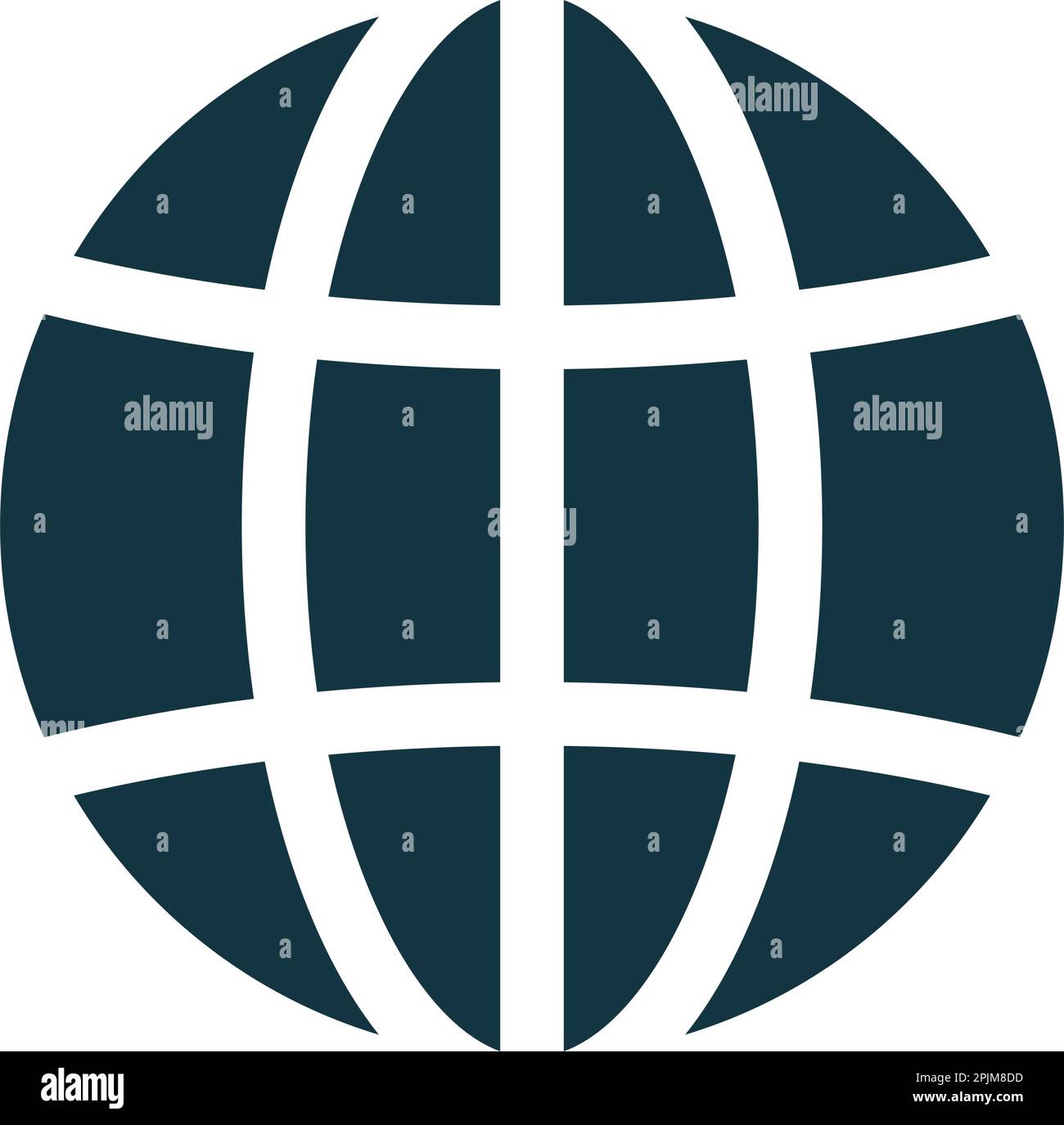 Globe, planet icon set. Internet, global sphere glyph icon. Earth icon ...